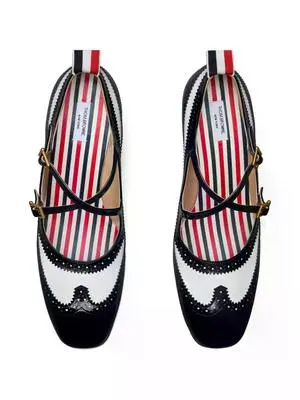 Thom Browne 75mm Criss-cross Pumps