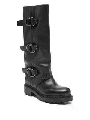 METISSE Buckle-detail Boots