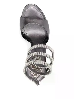 Rene Caovilla 105mm Crystal-embellished Heeled Sandals