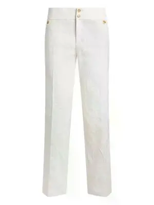 Etro Jacquard Flared Trousers