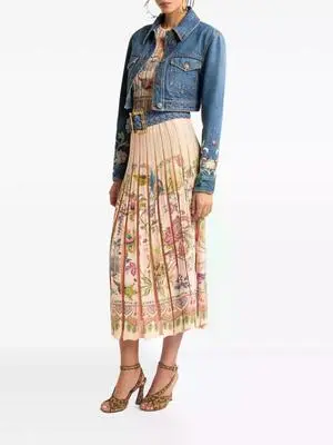 Etro Floral Pleated Top - Neutrals
