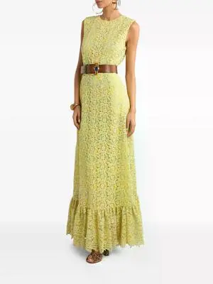 Etro Macramé Lace Maxi Dress