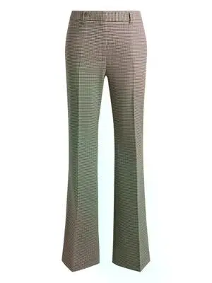 Etro Bootcut Gingham Trousers