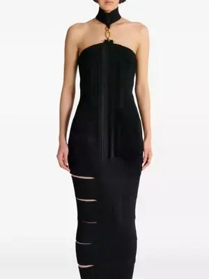 Balmain Strapless Tube Dress