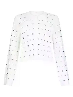 Liu Jo Studded Cardigan - White