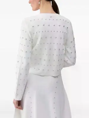 Liu Jo Studded Cardigan - White