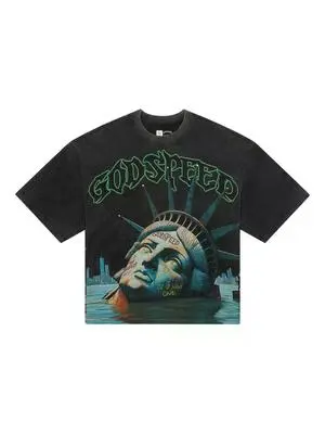 GODSPEED Sunken Liberty Printed T-shirt