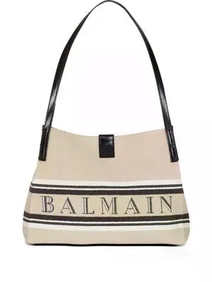 Balmain Canvas Tote Bag - Neutrals