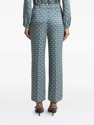 Etro Palm-motif Bootcut Trousers