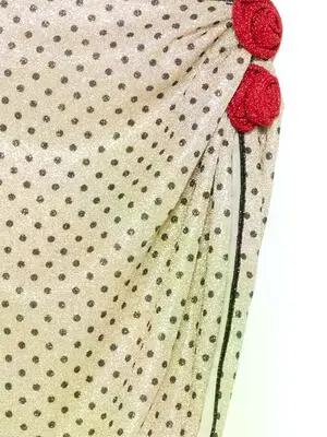 Oseree Polka Dot Floral Beachwear