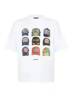 Dsquared2 Logo-print Round-neck T-shirt - White