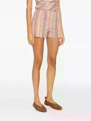 Faithfull The Brand Striped Pocket Shorts