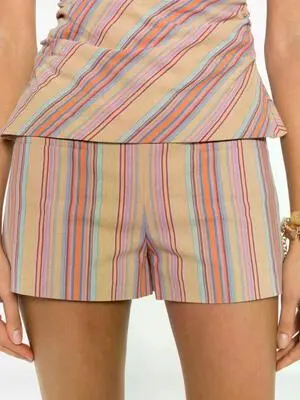 Faithfull The Brand Striped Pocket Shorts