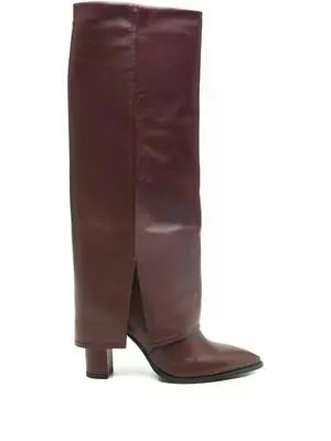 Gisel Moire High Heel Boots For Women
