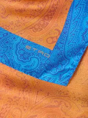 Etro Paisley Silk Scarf