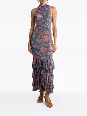 Etro Floral-print Ruffled Dress