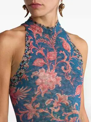Etro Floral-print Ruffled Dress