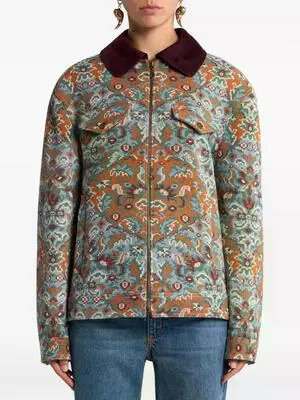 Etro Zip-up Floral Jacket