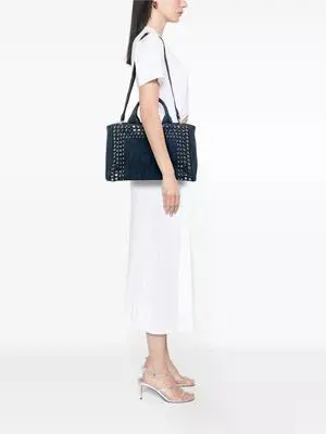 Prada Denim Canapa Bijoux Satchel