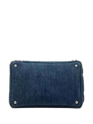Prada Denim Canapa Bijoux Satchel