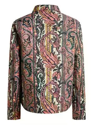 Etro Quilted Paisley Foliage Jacket