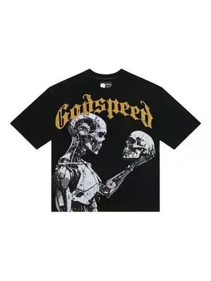 GODSPEED Mankind Vs Ai Graphic-print T-shirt - Black