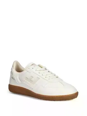 Flamingos Burela Slim Logo-appliqué Sneakers - White