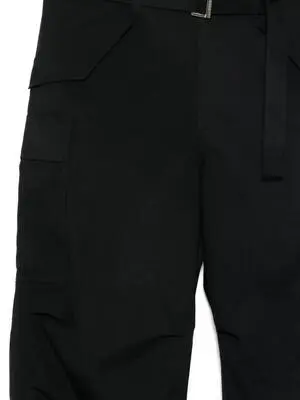 Sacai Belted Cargo Pants - Black