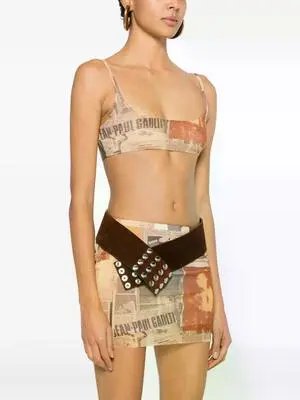 JEAN PAUL GAULTIER Newspaper-print Top