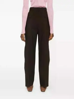 THE FRANKIE SHOP Bea Pleated Straight Trousers