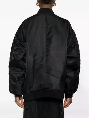 THE FRANKIE SHOP Astra Zip-fastening Bomber Jacket - Black