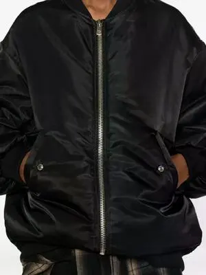 THE FRANKIE SHOP Astra Zip-fastening Bomber Jacket - Black