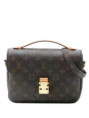 LOUIS VUITTON 2019 Monogram Pochette Metis Satchel