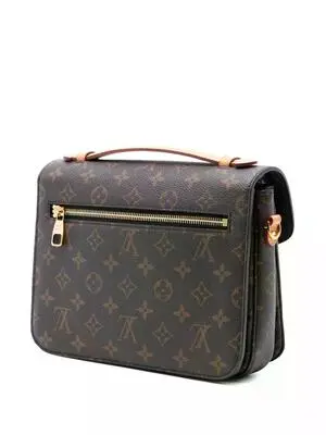 LOUIS VUITTON 2019 Monogram Pochette Metis Satchel