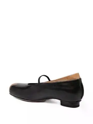 DOYS Square-toe Leather Pumps