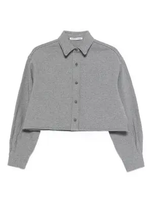 Alexander Wang Buttoned Cropped Top
