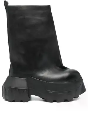 Rick Owens Flared Mega Tractor Boots