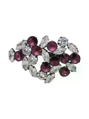 KRIZIA Gemstone Adorned Brooch