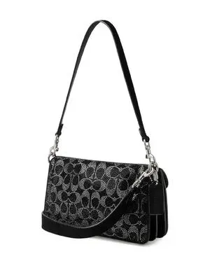 COACH Tabby Patterned Shoulder Bag With Logo Embellishment