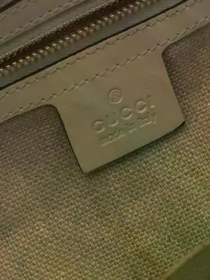 Gucci 2000s Craft Leather Shoulder Bag