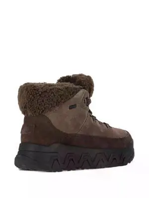 UGG Terretrail Cozy Lace Suede Boots - Brown