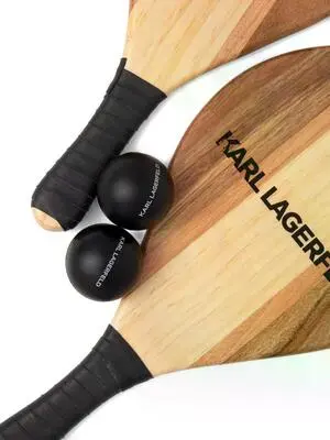 Karl Lagerfeld Logo-detail Racket Set