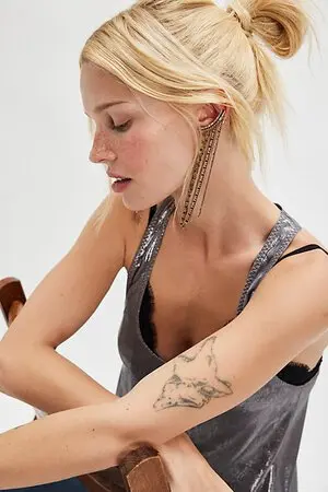 Free People Ear Climber Earrings - Gold