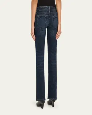 EB DENIM Maria Mid-rise Bootcut Jeans - Coppola