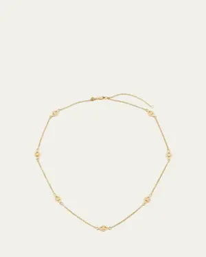 SYDNEY EVAN 14k Yellow Gold Evil Eye Chain Necklace - Yg