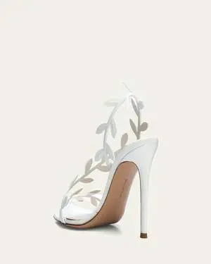 GIANVITO ROSSI 105mm Flavia Leather Wrap Sandals
