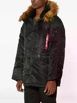 Alpha Industries Hooded Jacket - Black