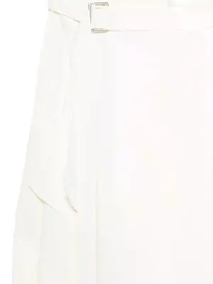 Christian Wijnants Buckle Draped Midi Skirt