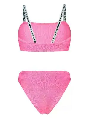 PARAMIDONNA Branded-straps Bikini - Pink