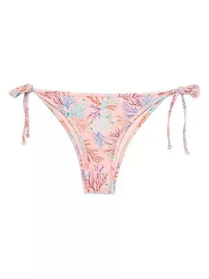 PatBO Printed Bikini Bottom - Pink